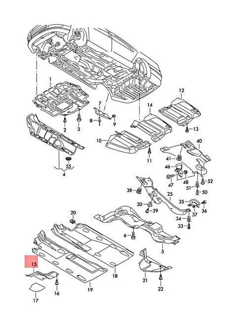 The housing bottoms Left VAG Genuine OEM Part 3C0825271B for sale ...