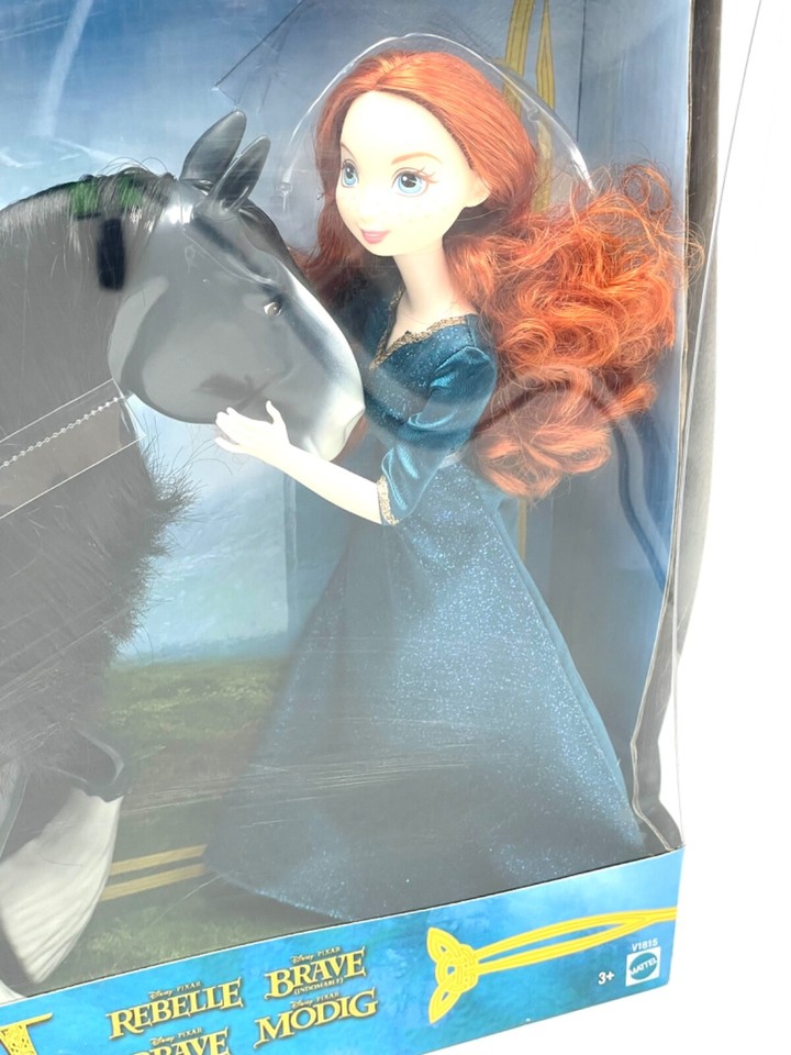 Rare Disney Pixar Brave Princess Merida & Angus Figures Dolls NIB# LT ...