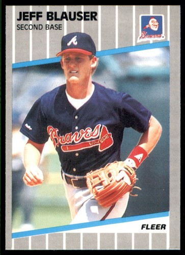 1989 Fleer #588 Jeff Blauser | eBay