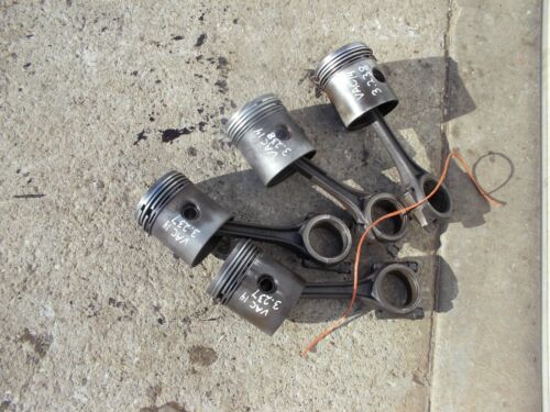 Case VAC14 VAC 14 tractor engine motor pistons piston rods rod caps ...