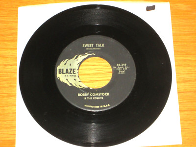 TEEN ROCK&ROLL 45 RPM - BOBBY COMSTOCK - BLAZE 349 - "SWEET TALK" | eBay