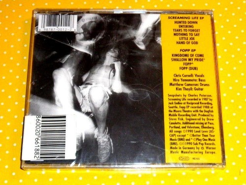 SOUNDGARDEN - SCREAMING LIFE / FOPP - CD 1990 NUOVO E SIGILLATO | eBay.de