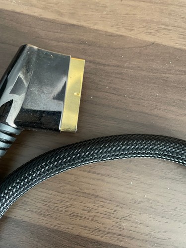 2m High Quality Scart Cable + Gold Contacts with very good strong cable ...