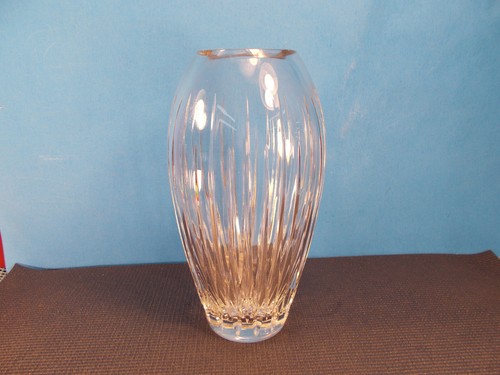 Miller Rogaska Crystal Soho Pattern Nice Heavy Vase 10" T x 3 1/4" Wide ...