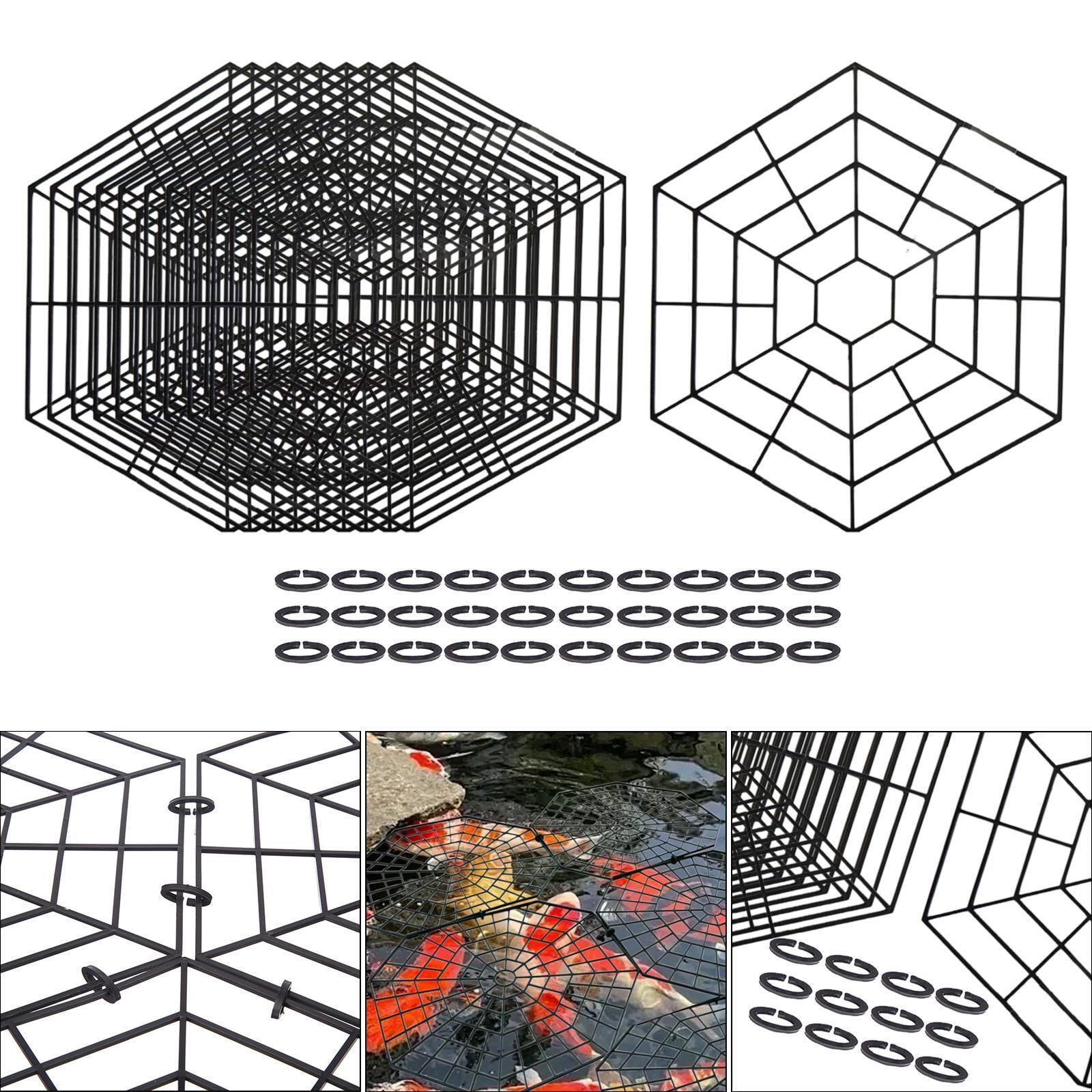 10Pcs Pond Guard Net Avoid Bird Float Pond Fish Protector for Farm ...