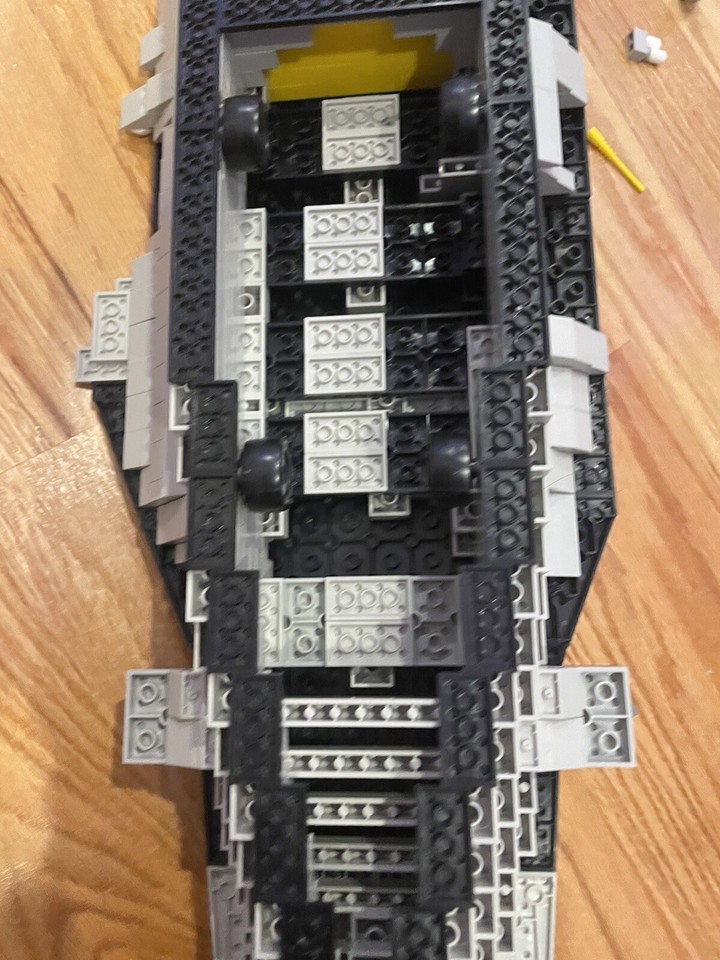 Rare MEGA BLOKS PRO BUILDER 9795 USS NIMITZ Assembled Lego Aircraft ...