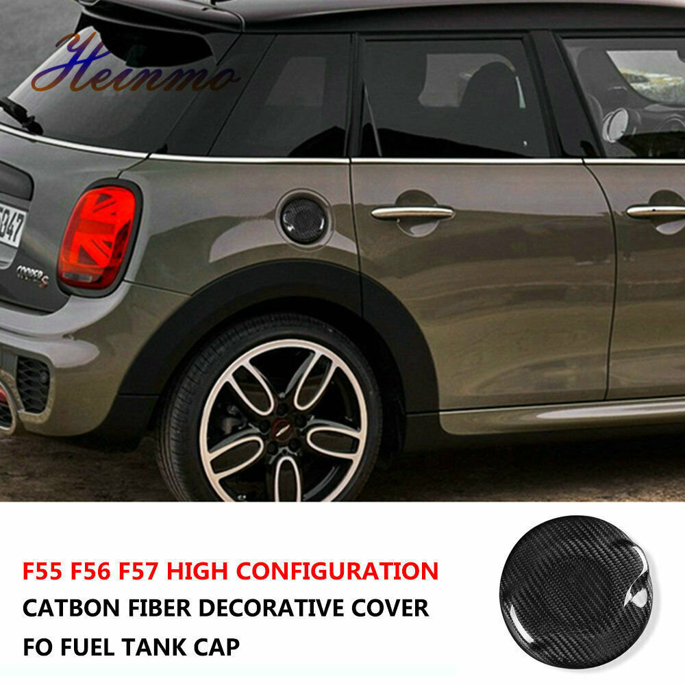 For MINI Cooper S JCW F55 F56 F57 2.0L Carbon Fiber Gas Fuel Tank Cap ...