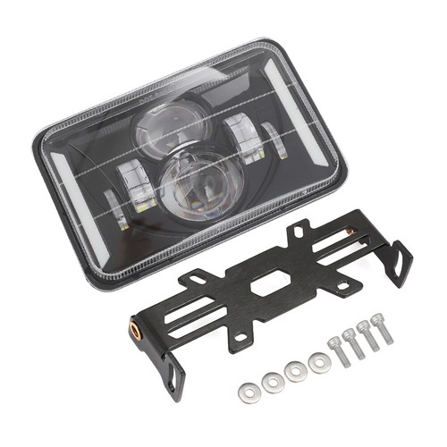 For Suzuki DR650 LED Headlight Light Bar Kit w Mounting Bracket Plug ...
