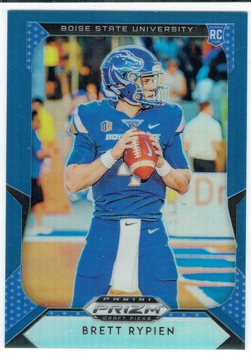 Brett Rypien 2019 Panini Prizm Draft Picks Blue Refractor #134 RC Boise ...
