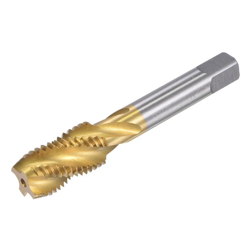M20 x 2.5 High Speed Steel Titanium Plated Machine Spiral Flute Thread ...