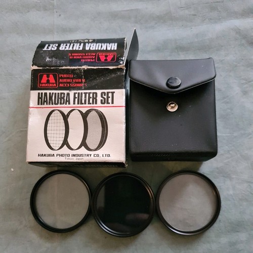 Hakuba 49mm 3 Piece Lens Filter Set - 1A Skylight - 4 Point Star ...