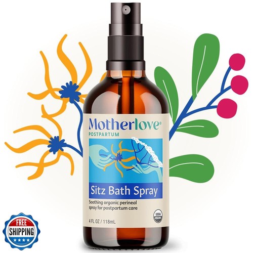 Motherlove Sitz Bath Spray (4 oz Value Size) Sitz Bath for Postpartum ...