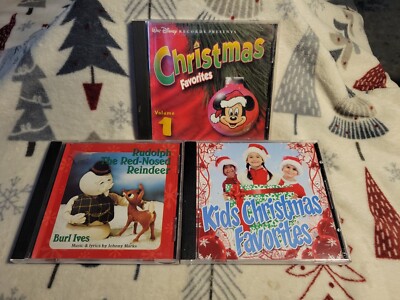 3 Lot CD's-Disney Christmas Favorites, Vol 1,Burl Ives,KIDS CHRISTMAS ...