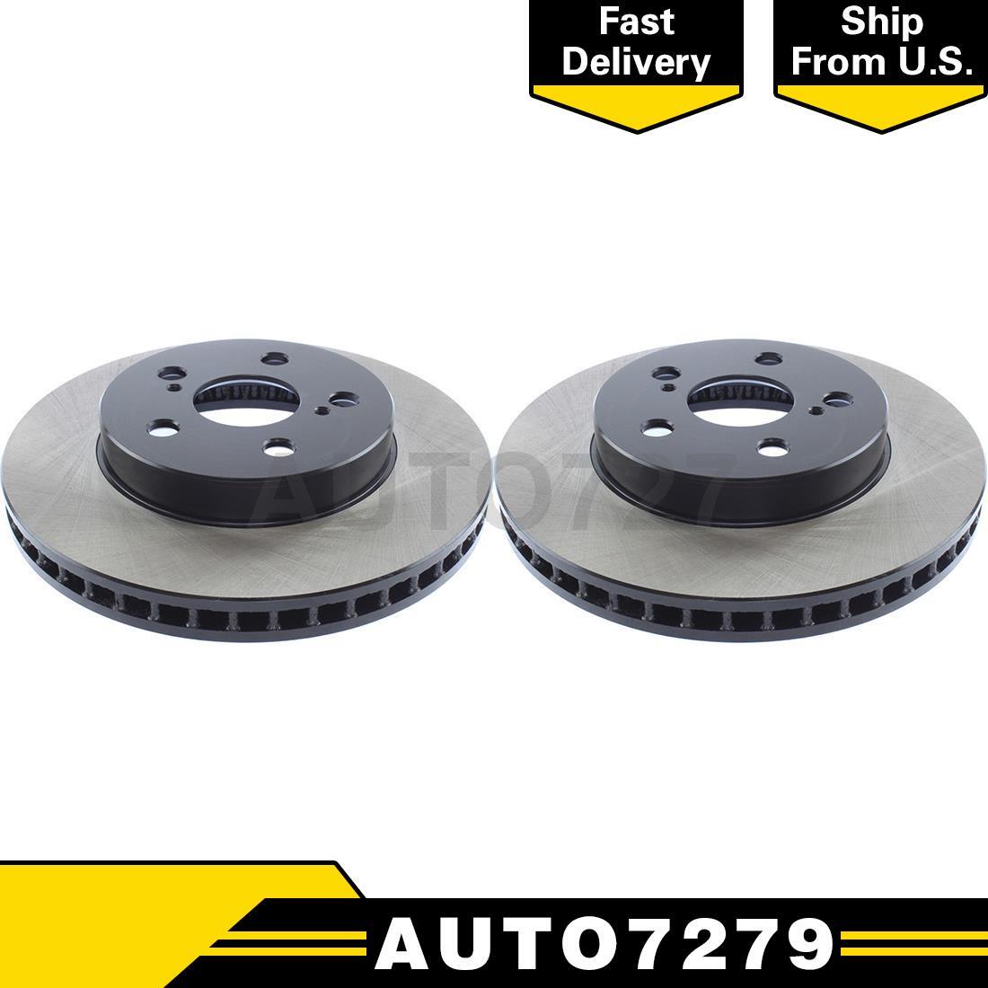 Centric Parts Front 2PCS Disc Brake Rotor For Toyota Prius Prius Prime ...