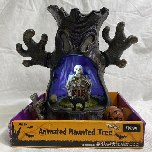 Animated Haunted Tree Halloween Decor 2014 Walgreens NOS | eBay