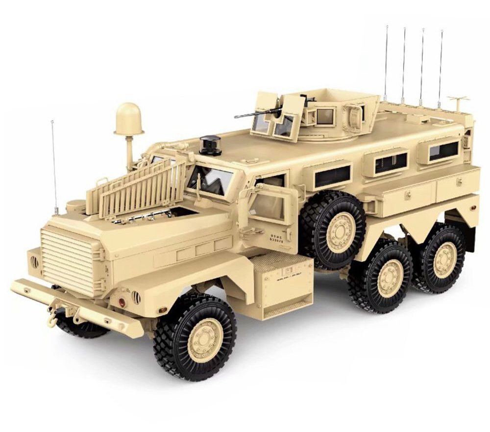 HG-P602 1/12 6X6 RC Military Cougar ARTR w/2.4GHz Stick Remote, Sound ...