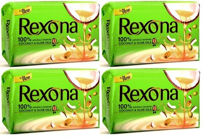 4 Soaps x 100g Each Rexona Soap - Made from Coconut & Olive Oils | eBay ...