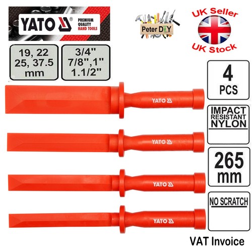 Yato Professional NON-MARKING SCRAPER 4 PCS Car Door Panel Trim Removal ...