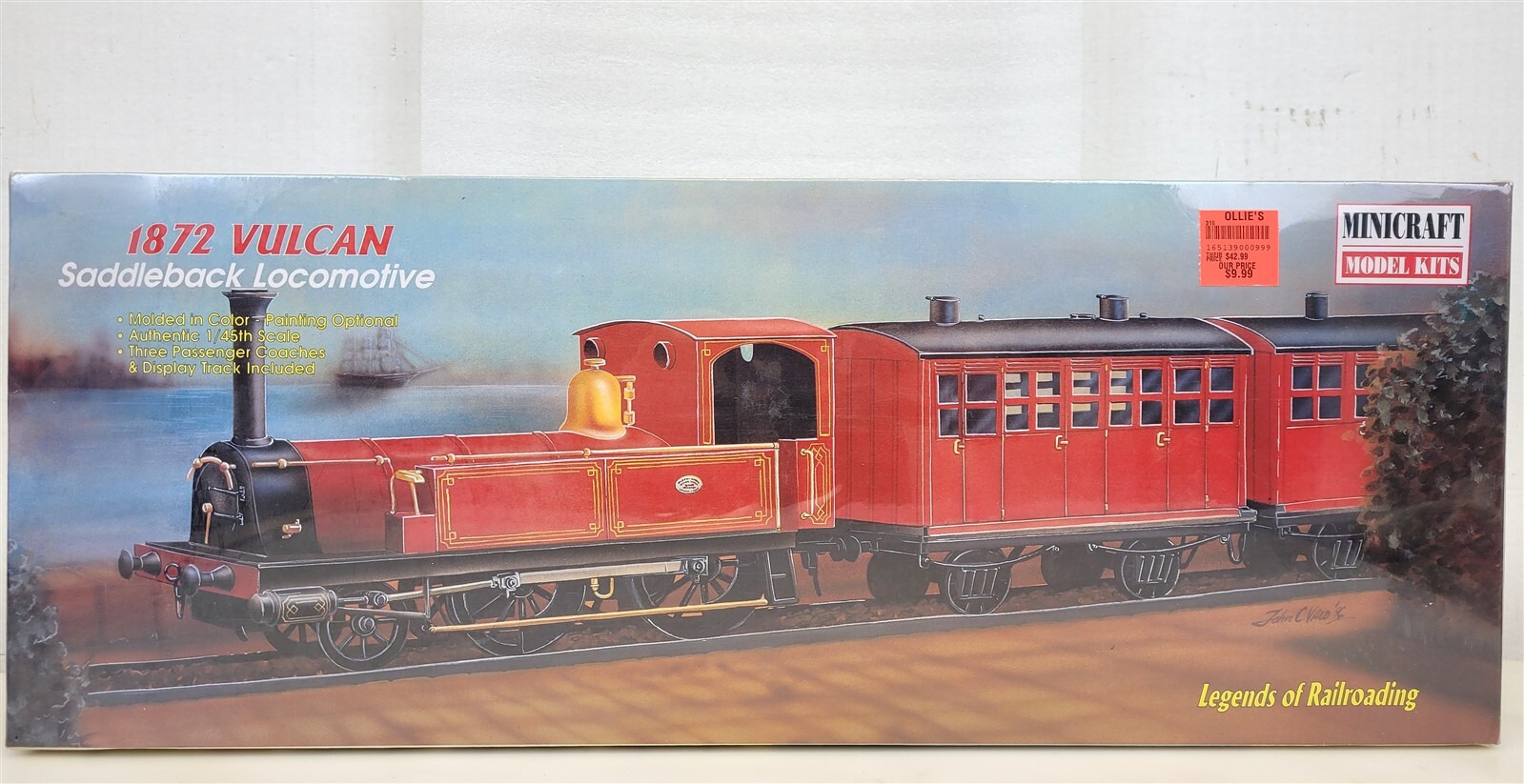 Minicraft 1872 Vulcan Saddleback Locomotive Model Kit 11103 for sale ...