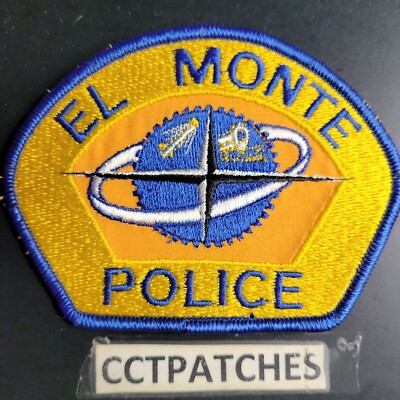 EL MONTE, CALIFORNIA POLICE SHOULDER PATCH CA | eBay