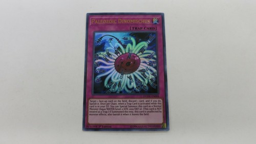 1ST EDITION PALEOZOIC DINOMISCHUS TRAP DUOV-EN098 ULTRA RARE YUGIOH ...