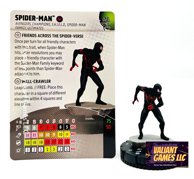 Marvel Heroclix Spider-Man #021 w/ Card Spider-Verse Set | eBay