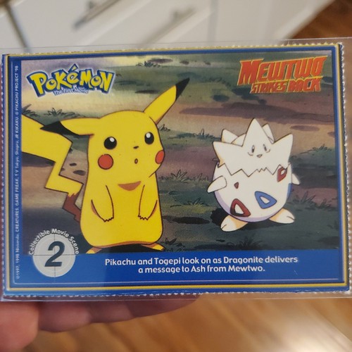 Pokemon Pikachu #25 PokeTrivia Mewtwo Strikes Back Collectible Movie ...