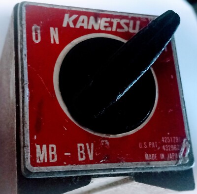 Vintage KANETSU # MB-BV Machinist Magnetic Base V Bottom | eBay