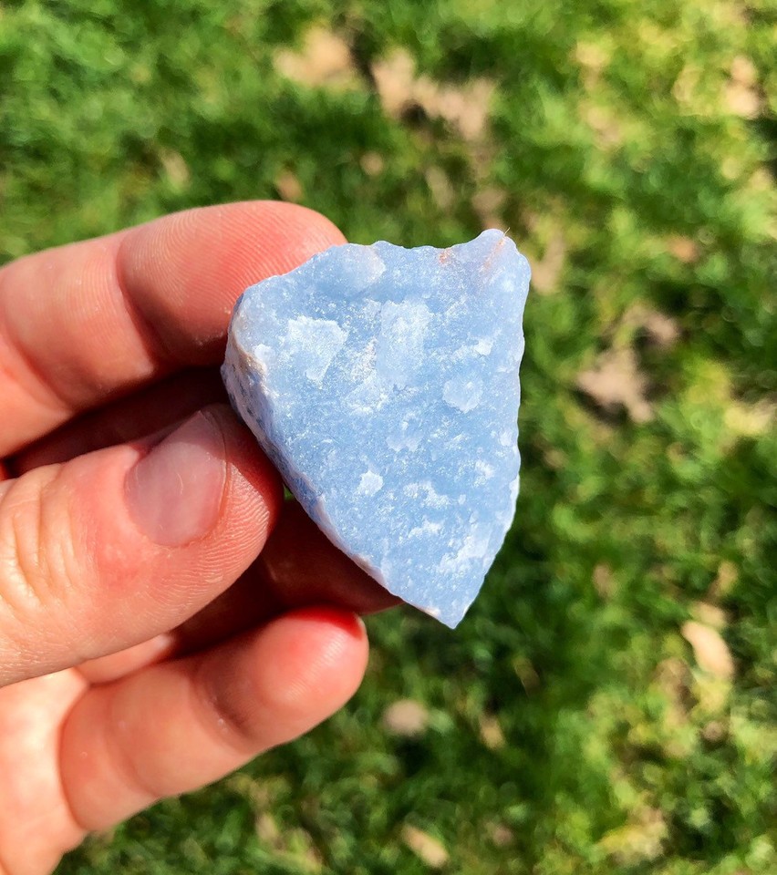 Raw Angelite Stone, Natural Angelite from Peru | eBay