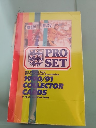 1990-1991 Pro Set Soccer Factory Sealed Wax Box | eBay