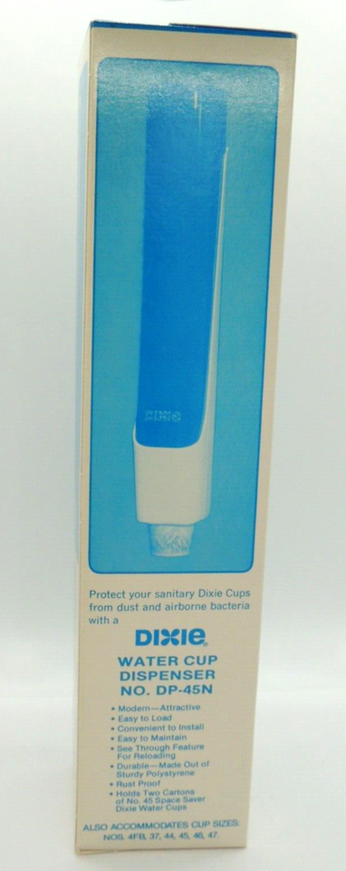 Vintage Lot of DIXIE Water Cups Space Saver No.45 NOS 100 Count/3 oz ea ...