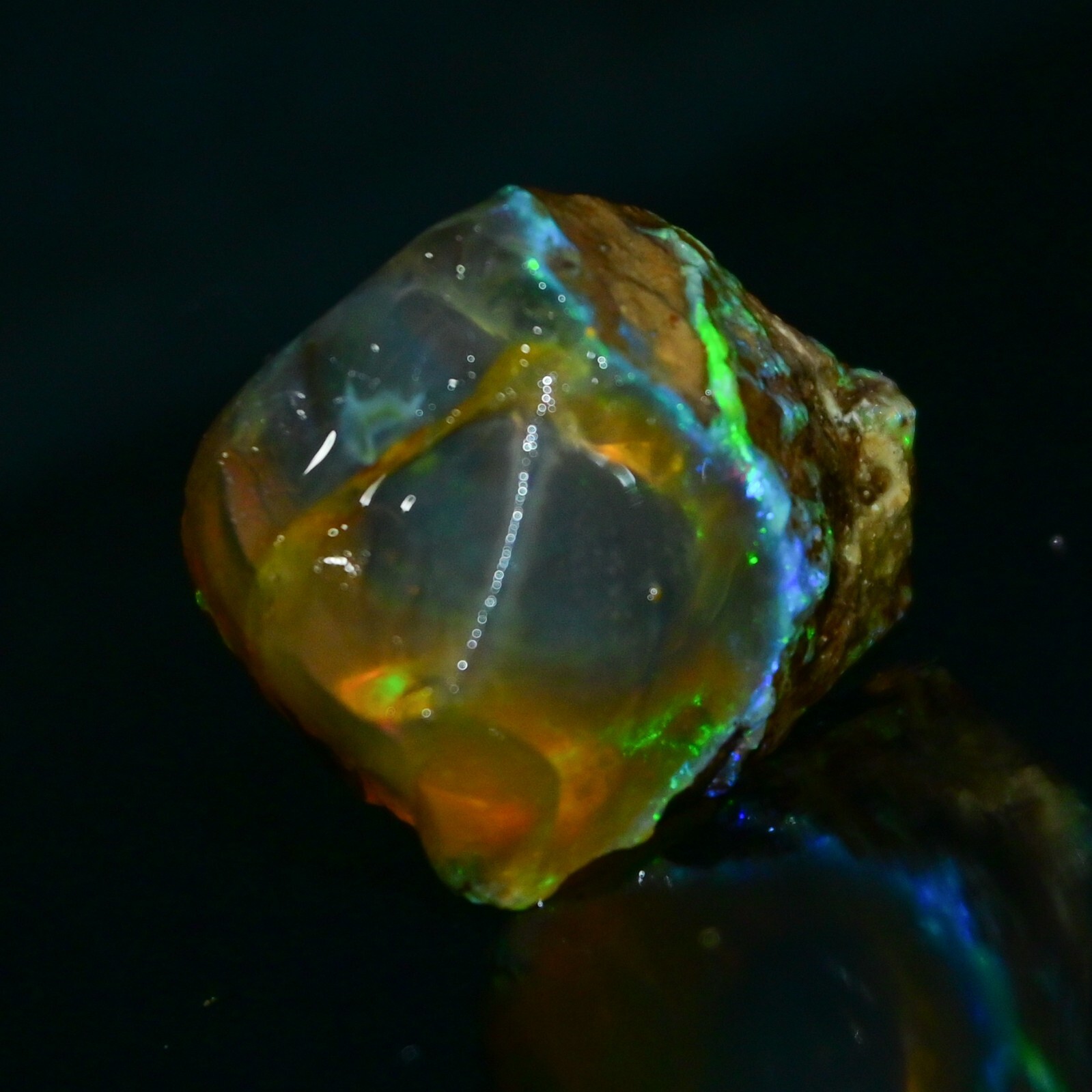 Red Opal Rough 58.10 Carat Natural Ethiopian Opal Raw Welo Opal ...