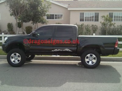 toyota Hi-Lux / Hilux surf "Mountain Range" decals stripes. ALL CAB ...