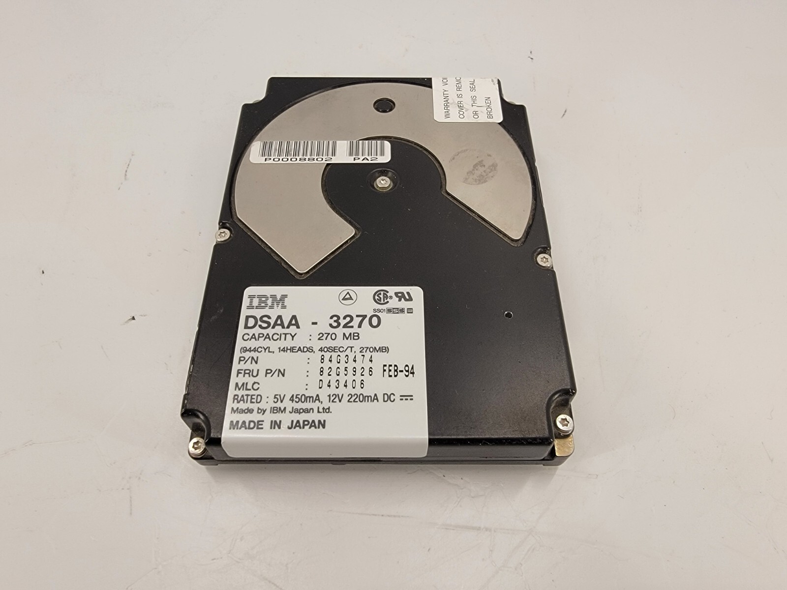 IBM DSAA-3270 270 MB 3.5" IDE Hard Drive for sale online | eBay