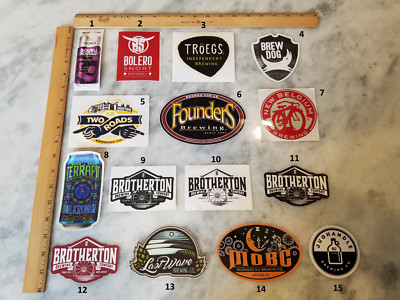 Craft Beer Brewery Stickers - YOU CHOOSE LARGE VARIETY | eBay