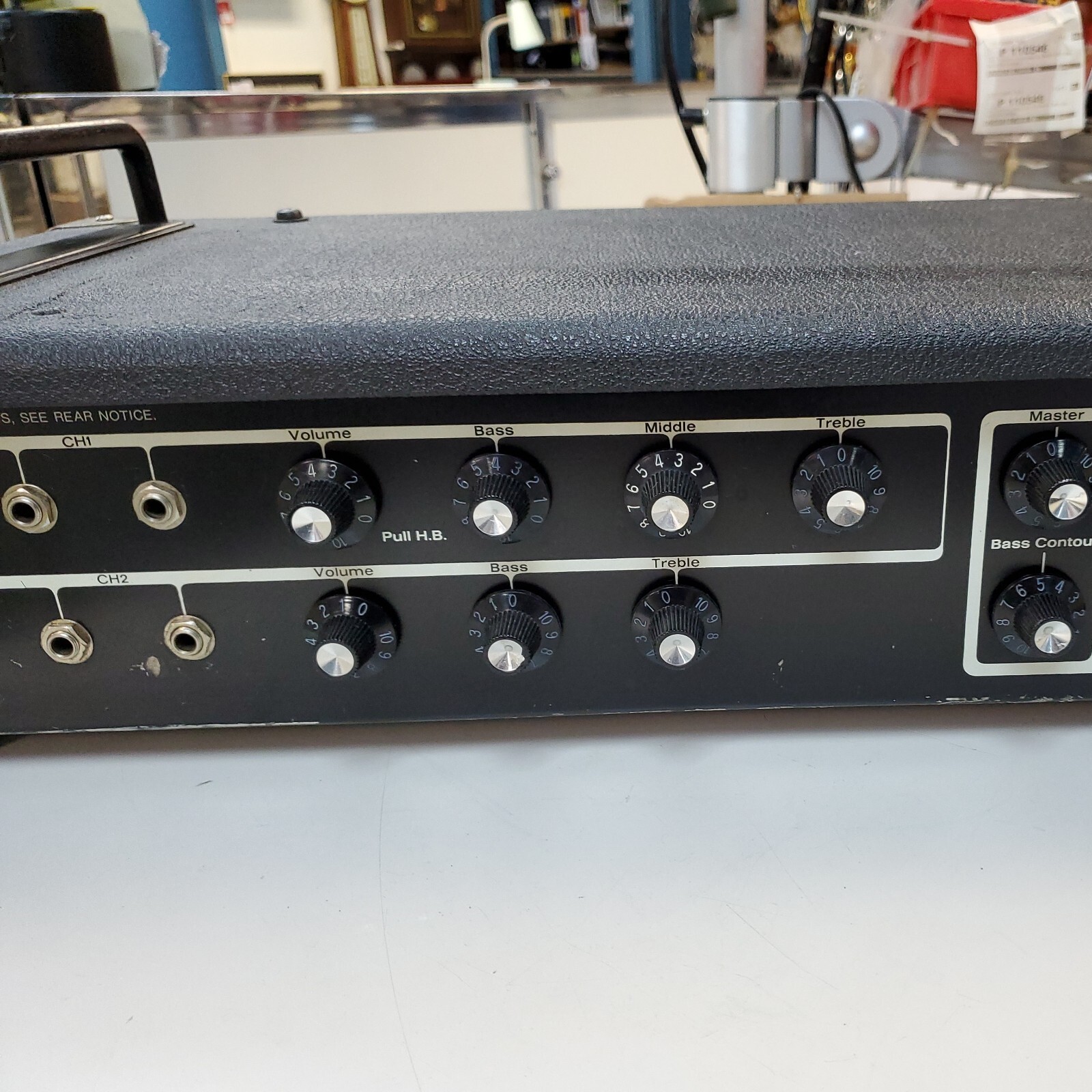 OLD VINTAGE UNIVOX BASS GUITAR AMP HEAD AMPLIFIER U200B U200 B MOBILE ...
