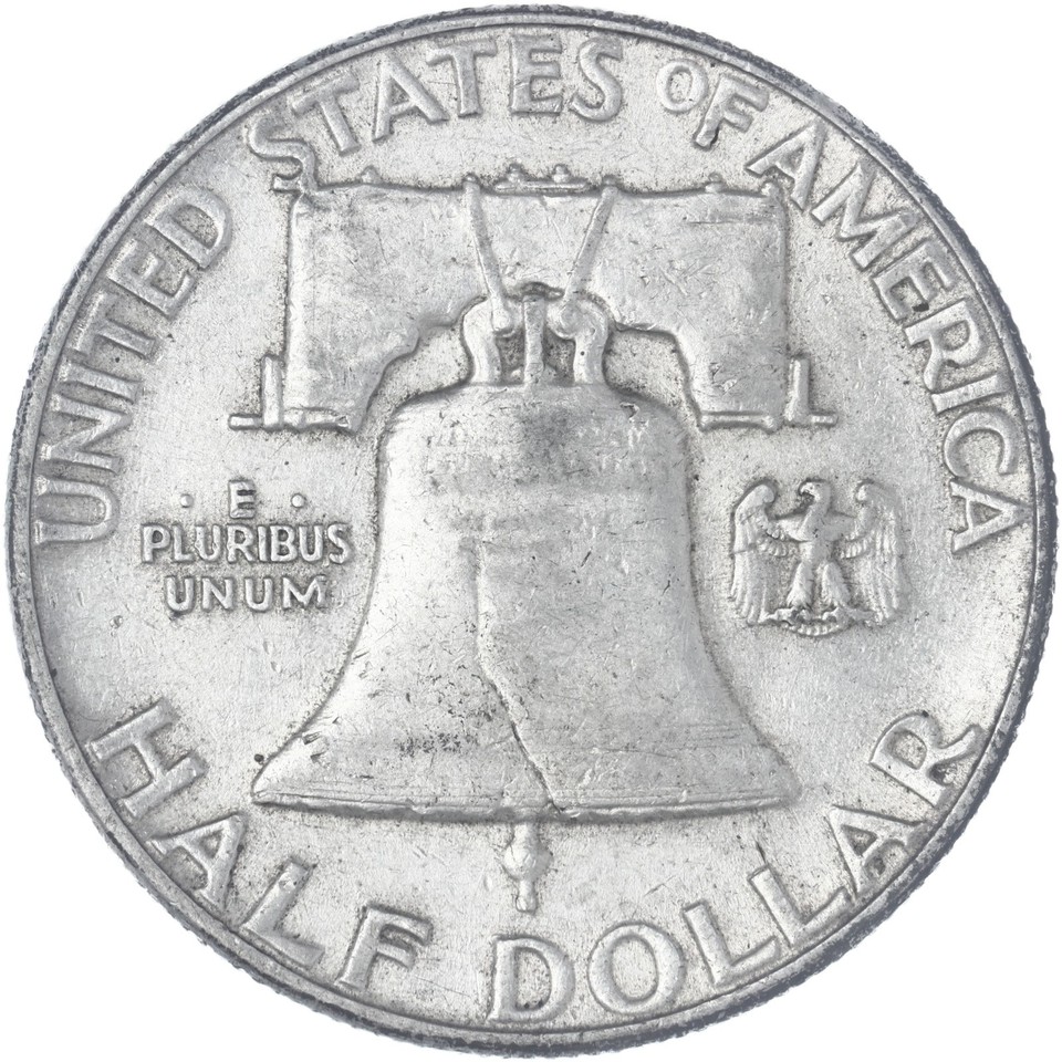 1950 (P) Franklin Half Dollar Extra Fine 90% Silver See Pics J559 | eBay