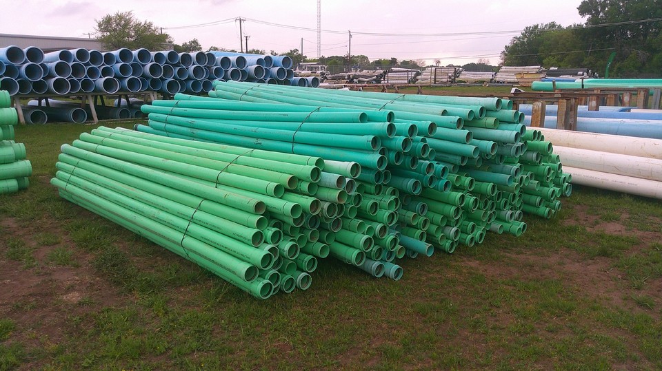 PVC Pipe - 6" x 18' - DR14 - Conduit, Plumbing, Plastic Pipe, Drainage ...
