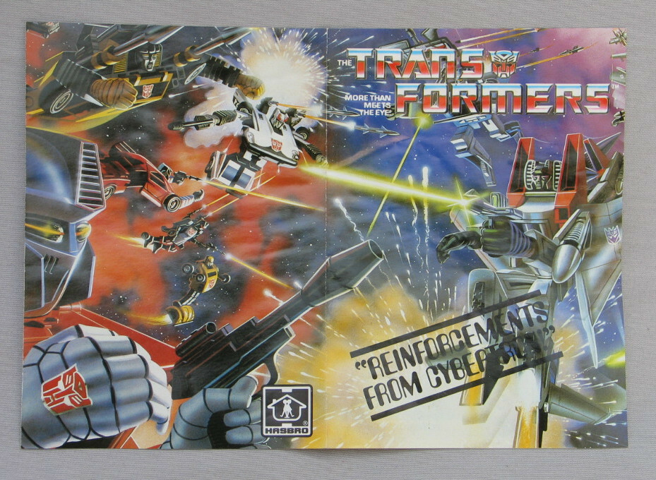 Vintage 1984 Transformers Toys Advertising Sheet and Order Form | eBay