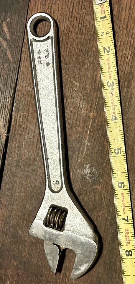 Vintage Challenger Proto Tools 4008 8”Adjustable Wrench MFD USA | eBay