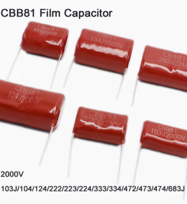 CBB81 Film Capacitor 2KV 2000V 103J/104/124/222/223/224/333/334/472/473/474/683J | eBay
