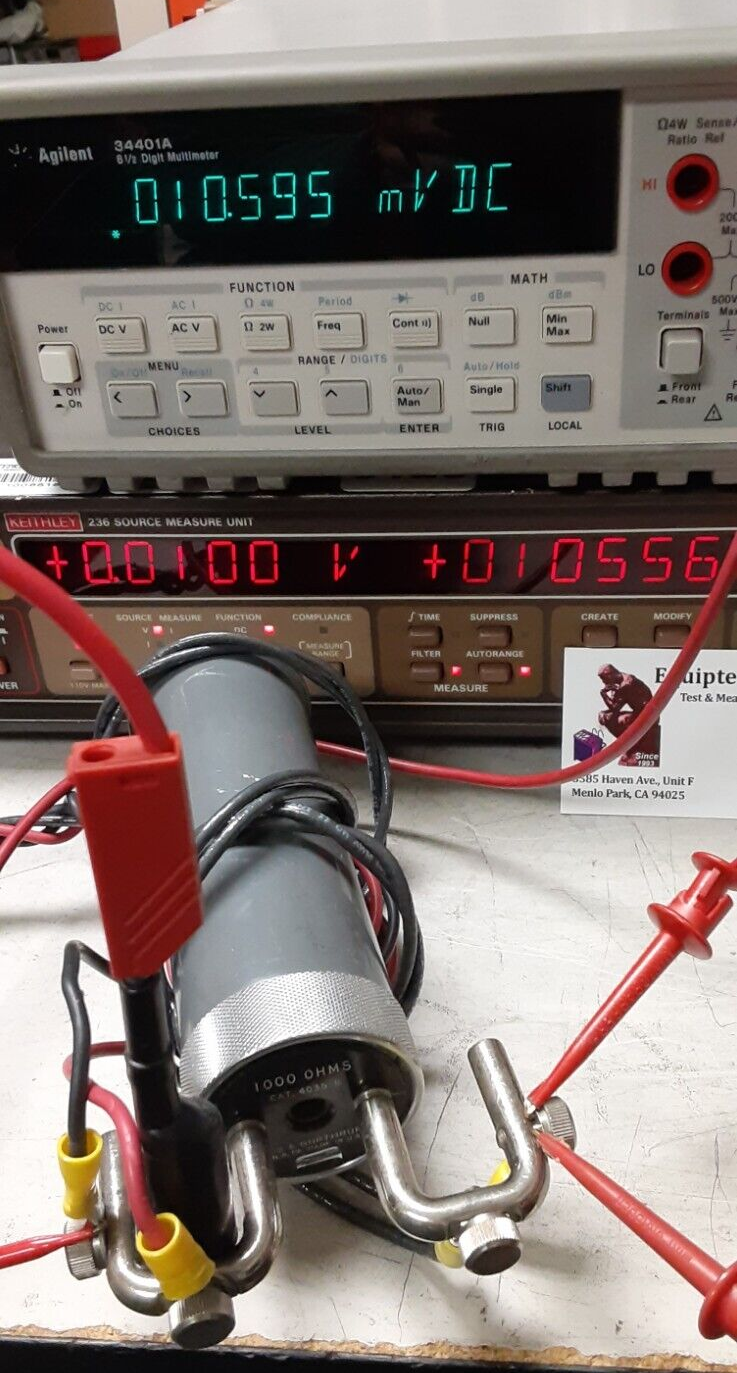 Keithley 236 Source Measuring Unit 100V SMU 100mA TESTED! Sweep mode ...