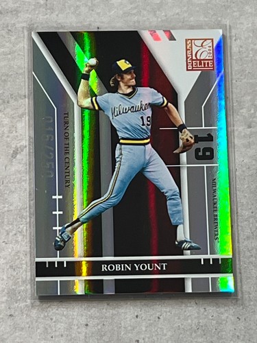 2004 Donruss Elite Robin Yount SP Platinum Holo /250 #196 Milwaukee ...