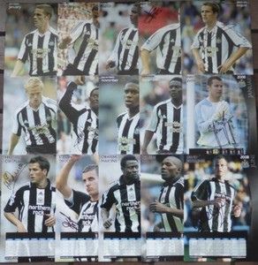 Legends of Newcastle United FC 16x12" Hand Signed Posters £2.50 Each ...