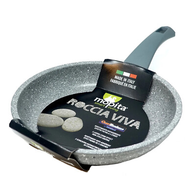 Premium Frying Pan 8 in Skillet NonStick Italian Mopita Roccia Kitchen ...