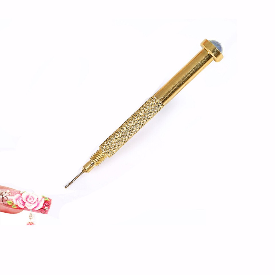 1 Pc Nail Art Hand Dangle Drill Hole Maker Dotting Pen Piercing ...