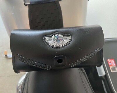 2003 Harley Davidson Heritage Springer windshield pouch. 100th ...