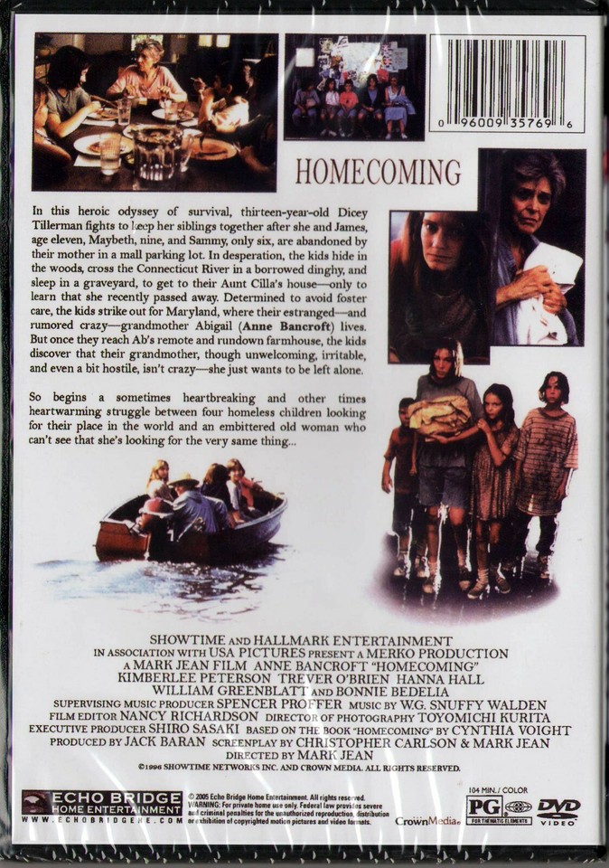 Homecoming (DVD, 2007) Anne Bancroft Showtime & Hallmark Entertainment ...