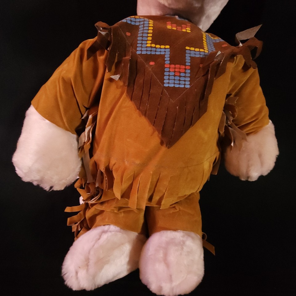 Peanuts United Feature Syndicate Native Indian Snoopy Soft Plush Toy 19 ...