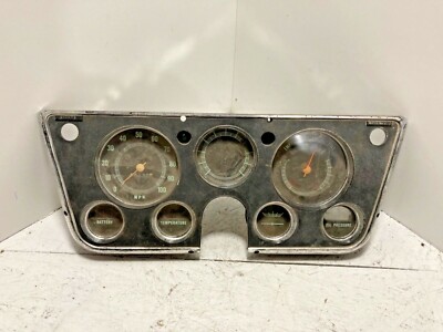 67-72 CHEVROLET PICKUP TRUCK C10 GAUGE INSTRUMENT CLUSTER | eBay